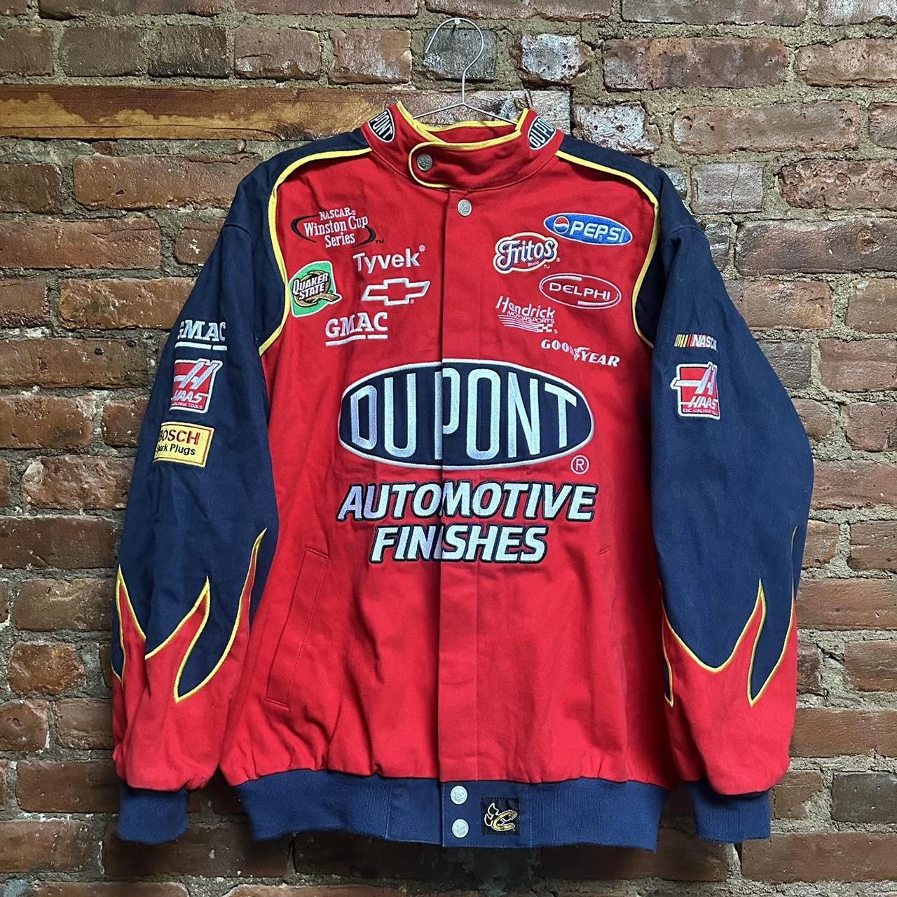 Chase Authentics DuPont NASCAR Racing Jacket Size... | Depop