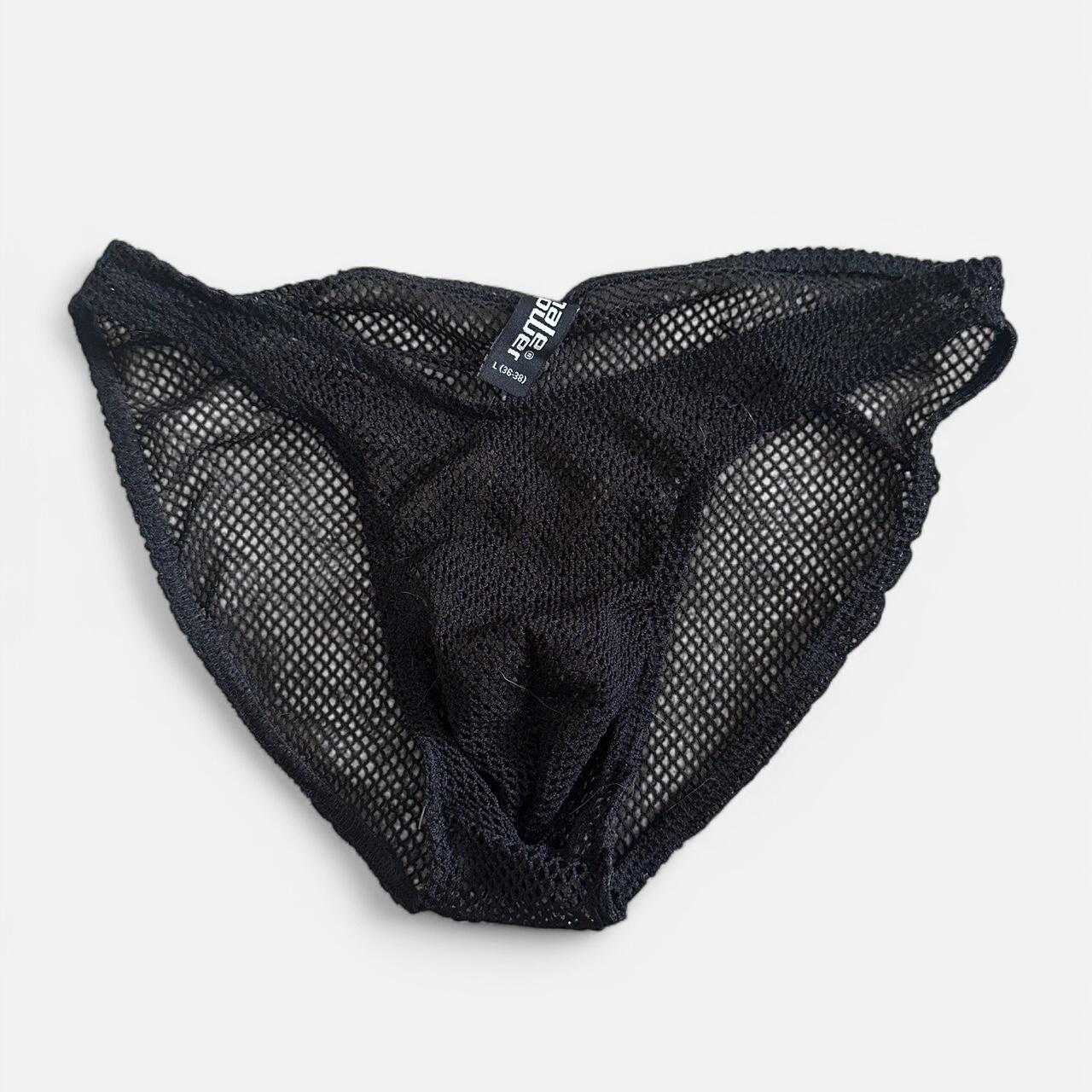 Black mesh underwear. Message me with questions or... | Depop