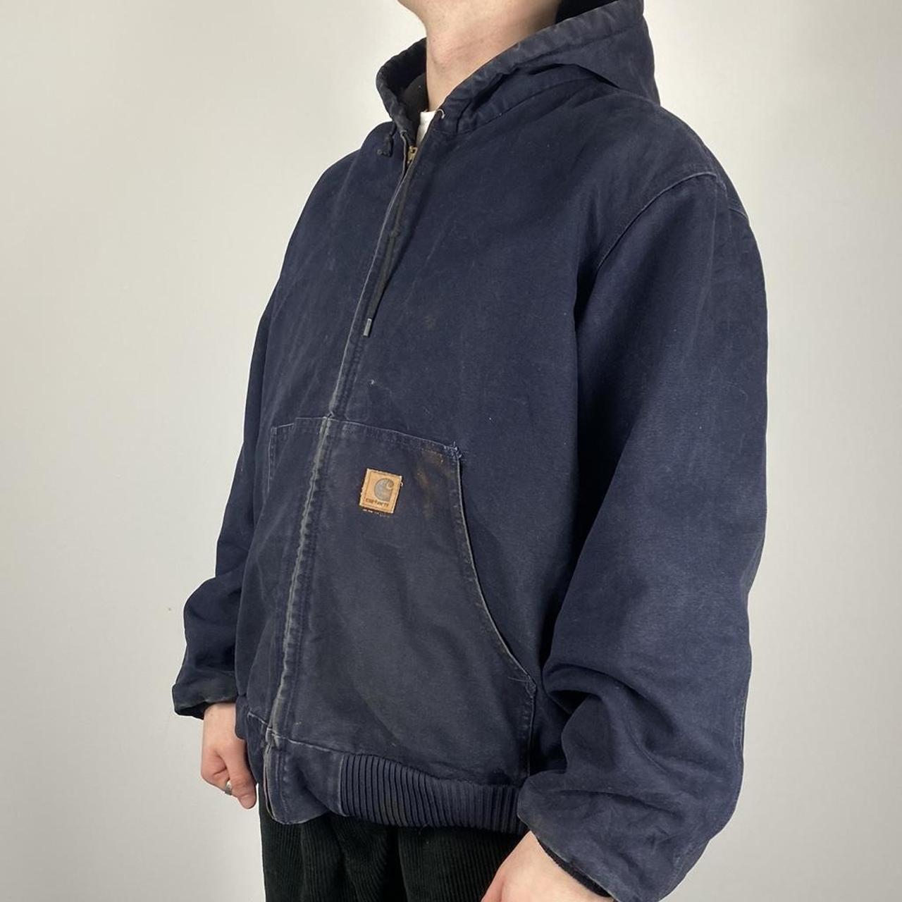 Carhartt Men's Navy Jacket | Depop