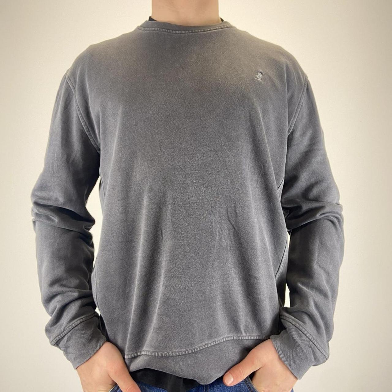 MARLBORO VINTAGE CREWNECK SWEATER - GREY CONDITION... - Depop