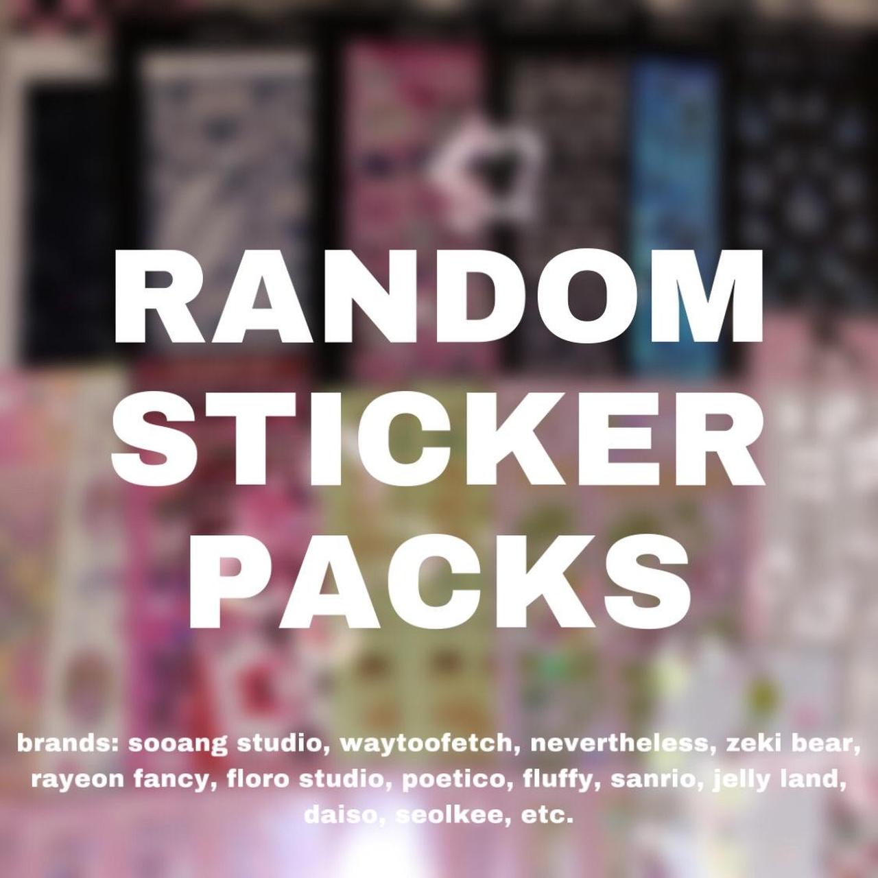 RANDOM STICKER PACKS/SETS ♪̆̈⋆.˚♫˳. - set 1: 3-4... - Depop
