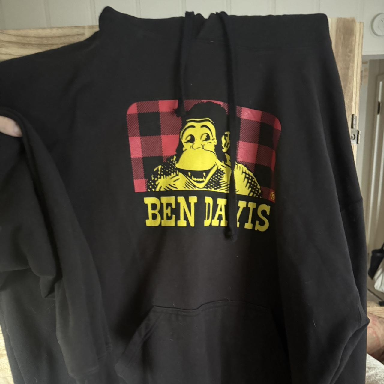 Black & yellow Ben Davis hoodie #skater | Depop