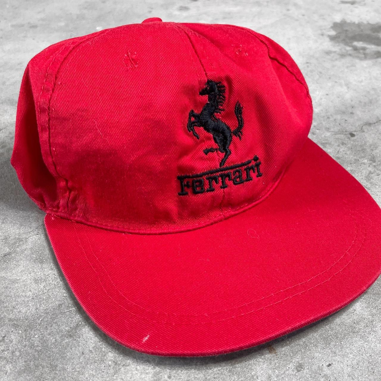 Ferrari Men's Red Hat | Depop