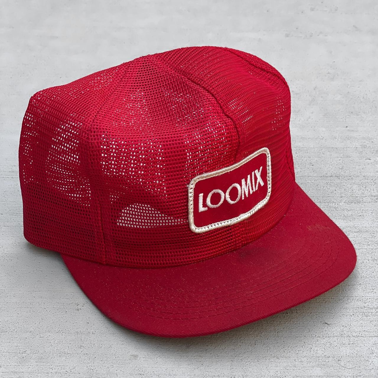 Vintage 80s Loomix Patch Trucket Hat OSFA General... - Depop