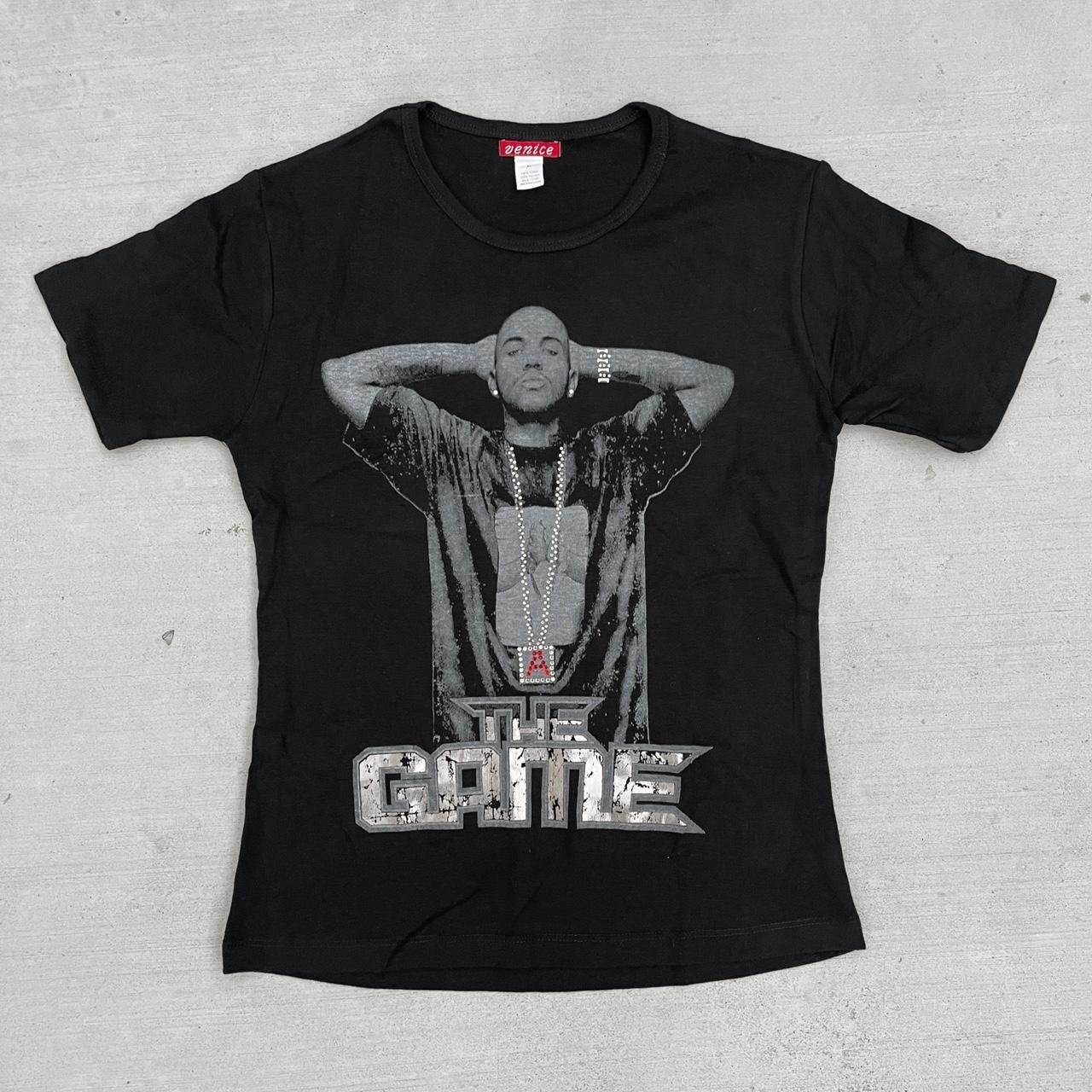 Vintage Y2K The Game Rapper Bedazzled T... - Depop