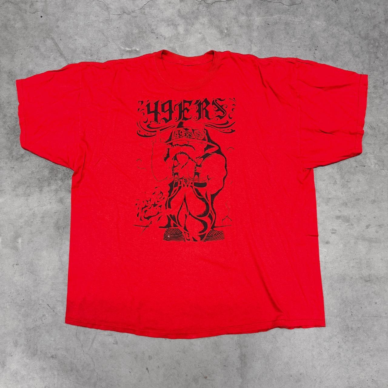 00s Cholo 49ers T Shirt Fits size XXL General wear... - Depop