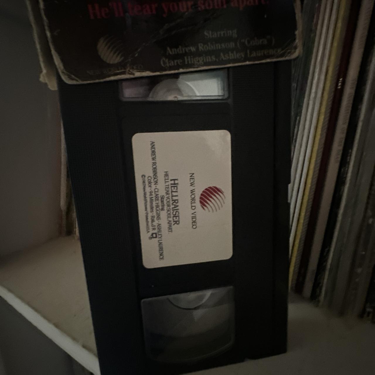1987 Hellraiser VHS tape, complete with original... | Depop