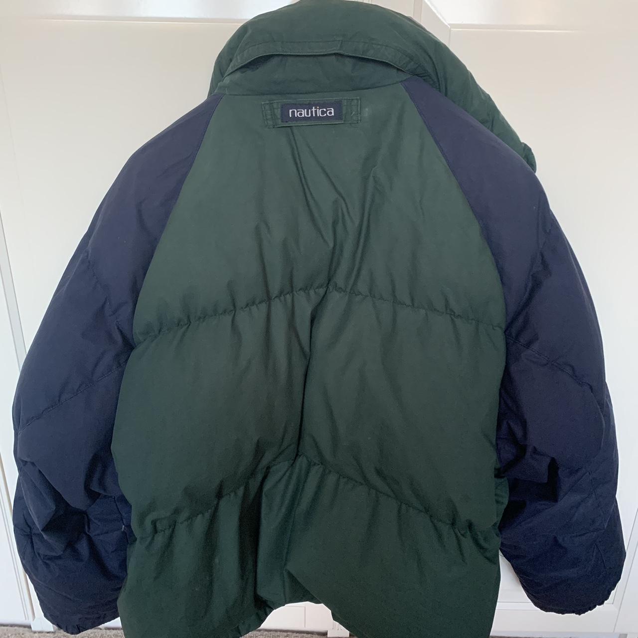 VINTAGE NAUTICA PUFFER JACKET -... - Depop