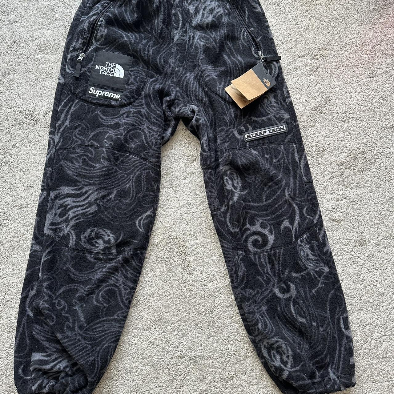 Supreme x North Face Steep Tech Fleece Pants men’s... - Depop
