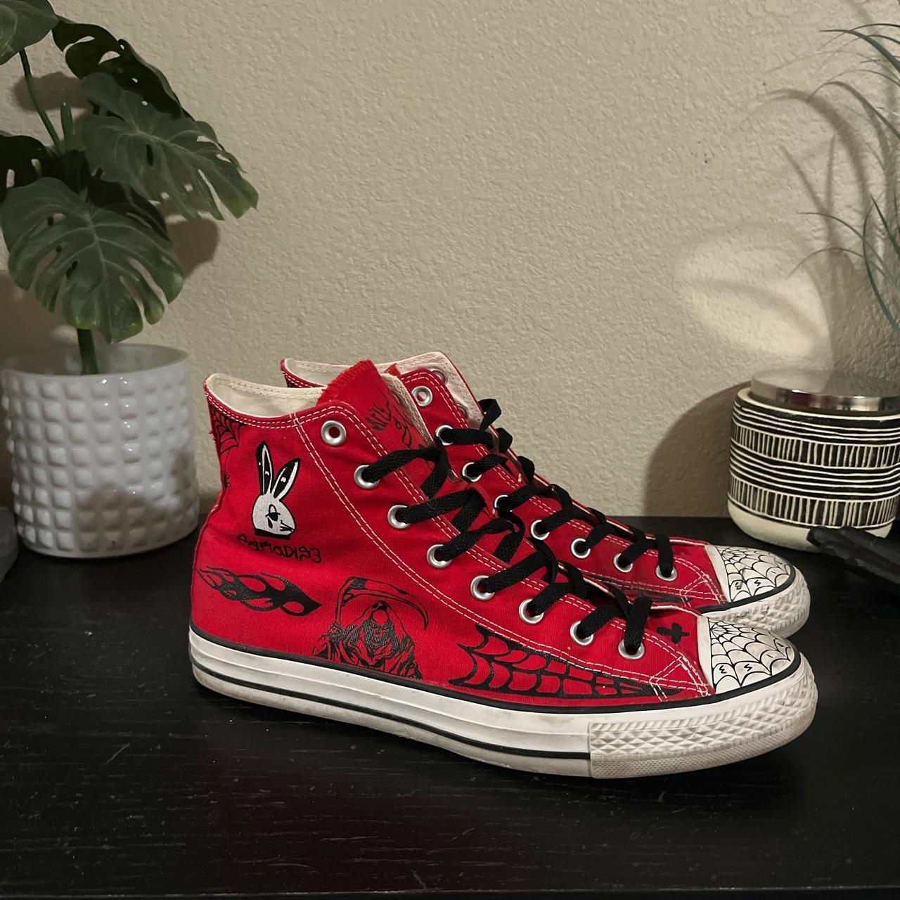 Converse x Sean Pablo Chuck Taylor Worn several... - Depop