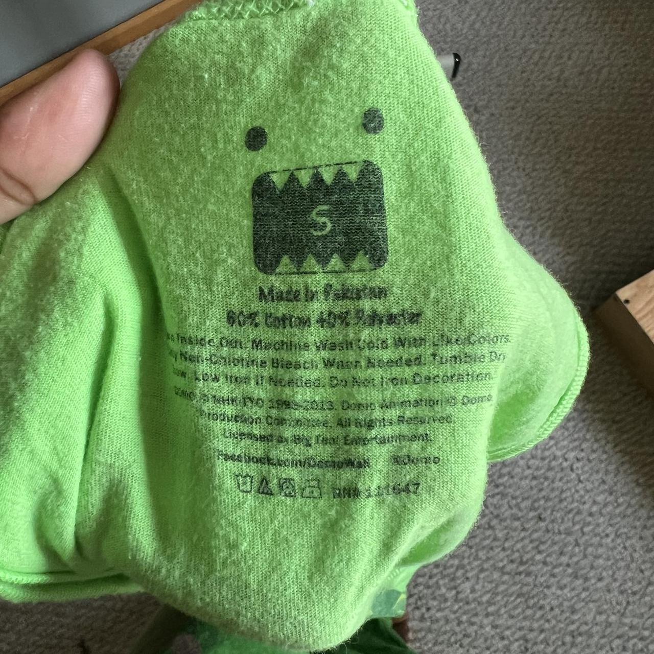 y2k 2000s scene Domo neon green tank top size... - Depop