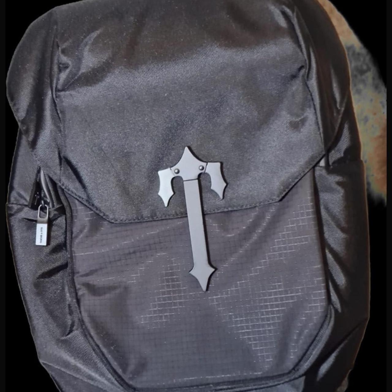 Trapstar cobra T grey and black backpack - Depop