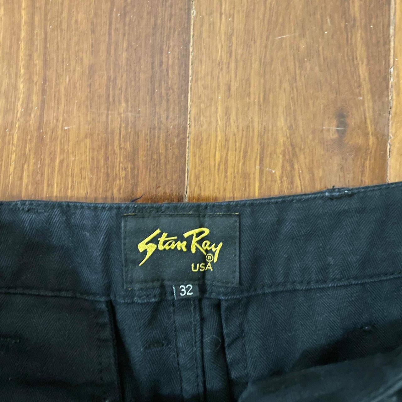 Stan Ray chinos in washed black. Waist 32, hem... - Depop