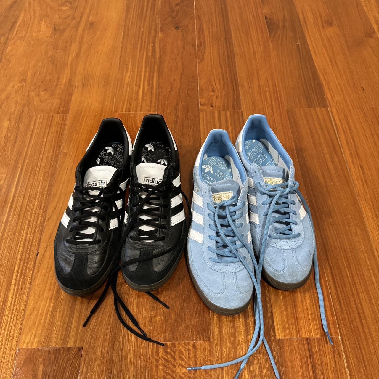 Adidas Spezial Suede Powder Blue & Black w/ White... - Depop