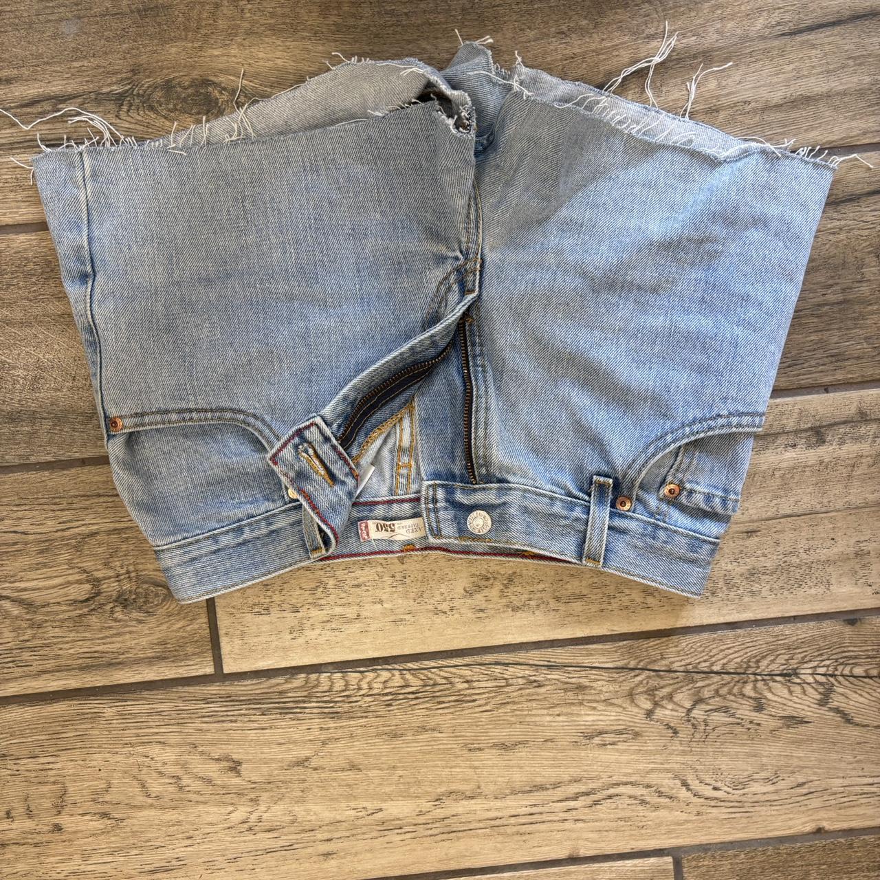 Cutoff levi’s, old school super cute fits like a 25-26 - Depop