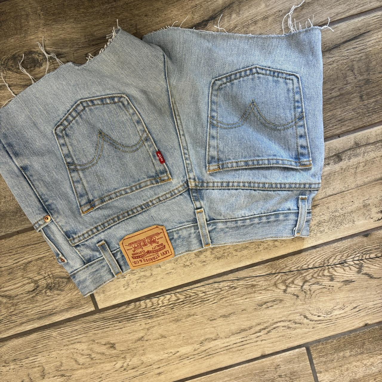 Cutoff levi’s, old school super cute fits like a 25-26 - Depop
