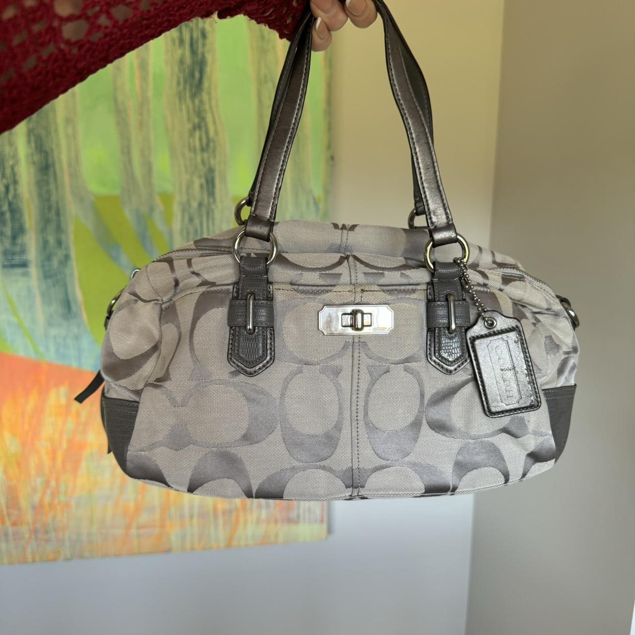 Vintage coach monogram Y2K shoulder bag Good... | Depop