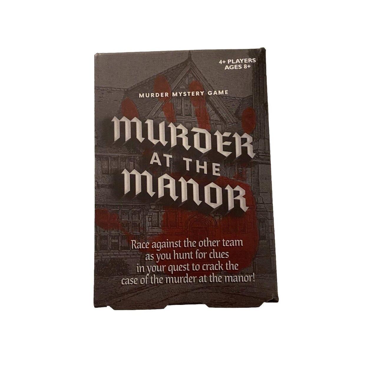 Murder at the Manor Murder Mystery Game Four Plus... | Depop