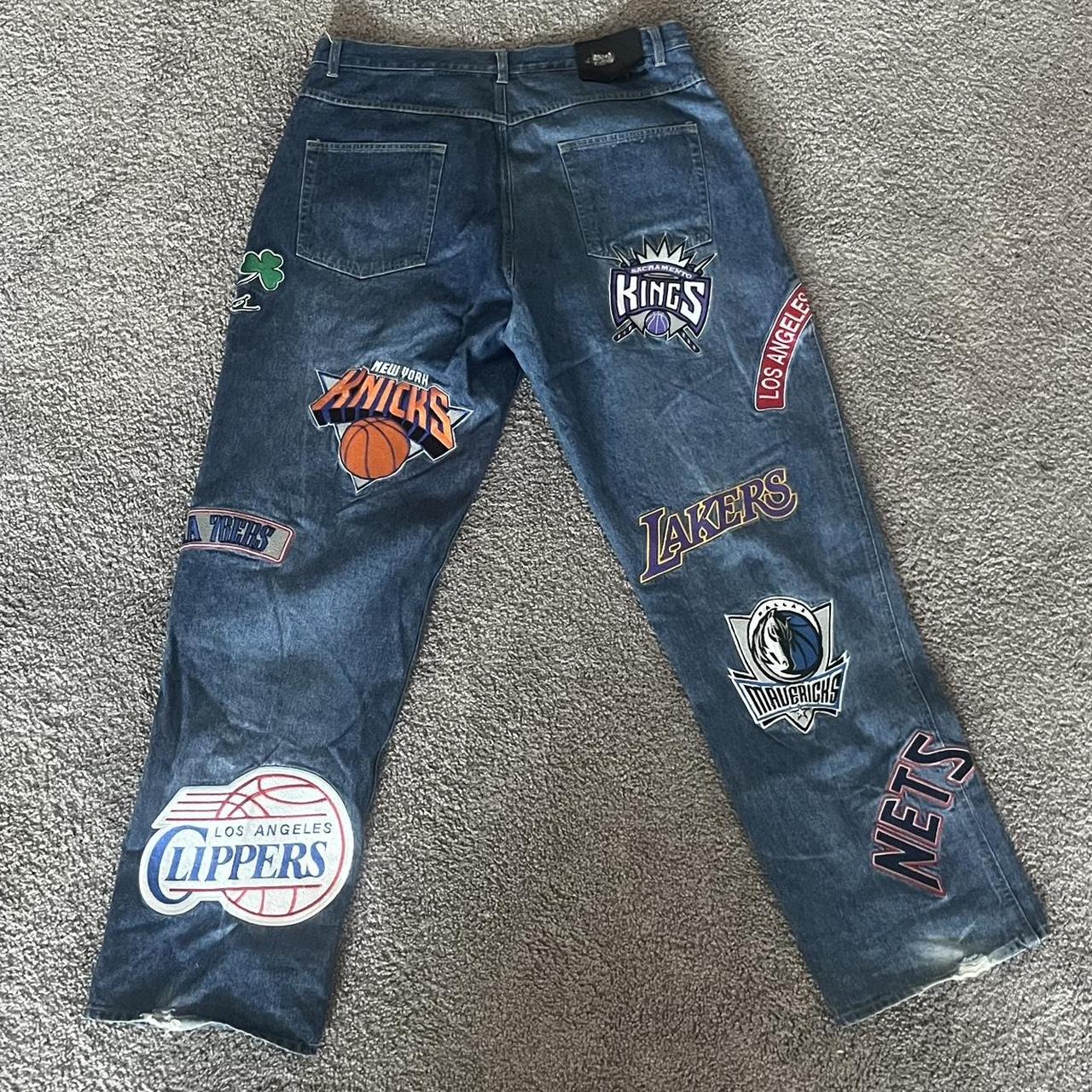 Vintage UNK baggy NBA Jeans Good vintage... - Depop