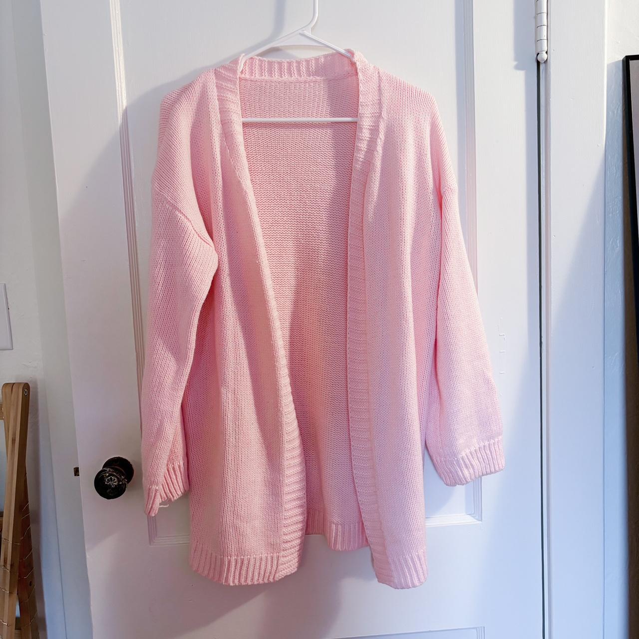 pastel pink cardigan from youvimi💗 very soft and... - Depop