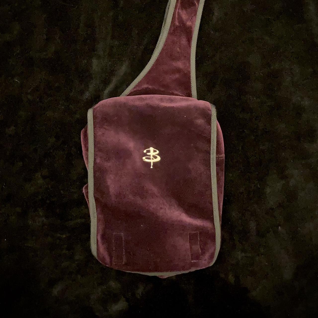 RARE Buffy the vampire slayer, purple velvet bag 💜🦇... - Depop