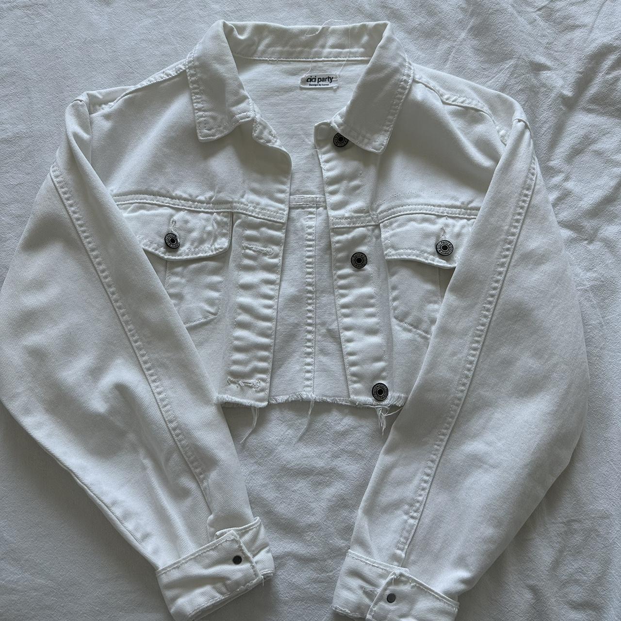 Women's White Jacket | Depop