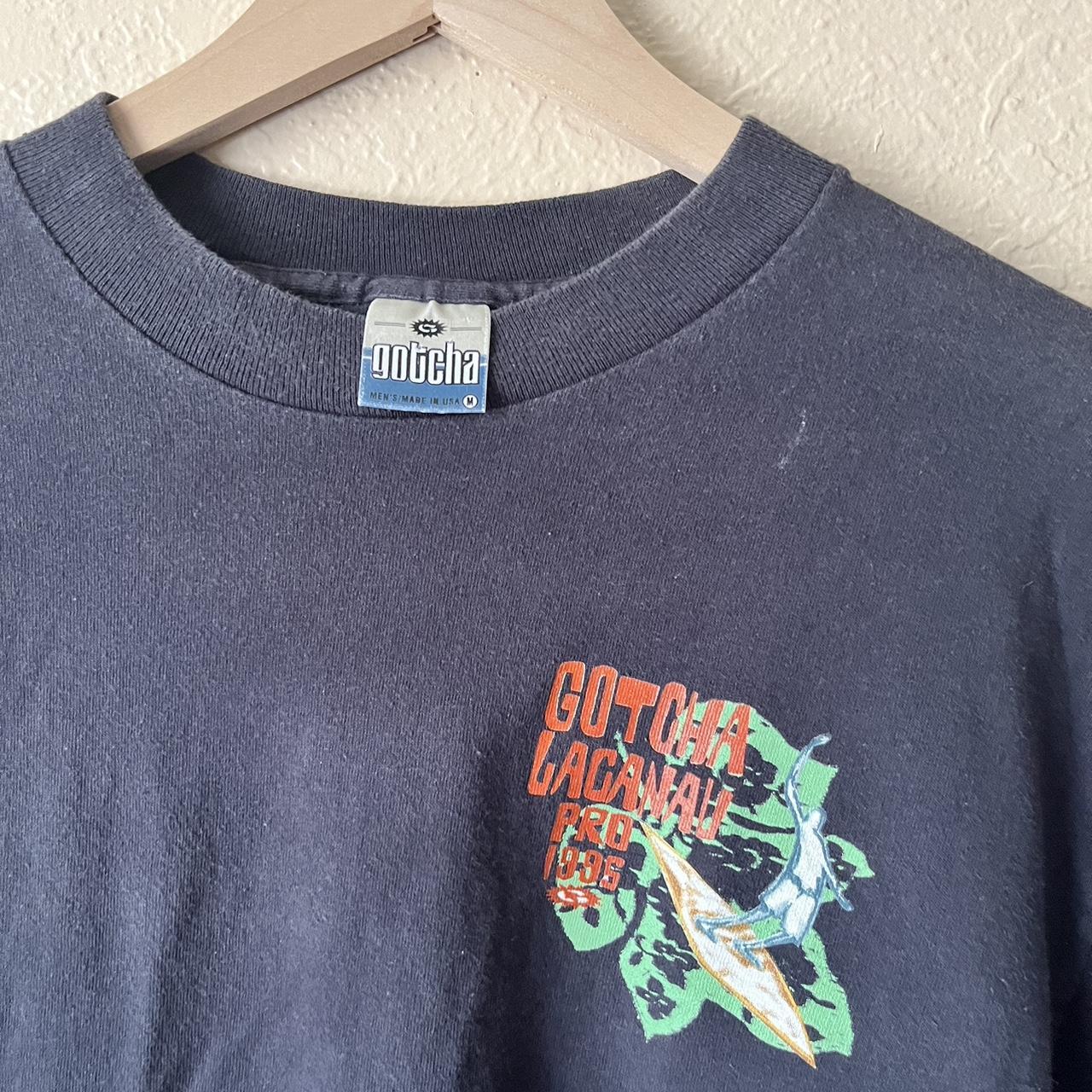 Gotcha Men's Navy T-shirt | Depop