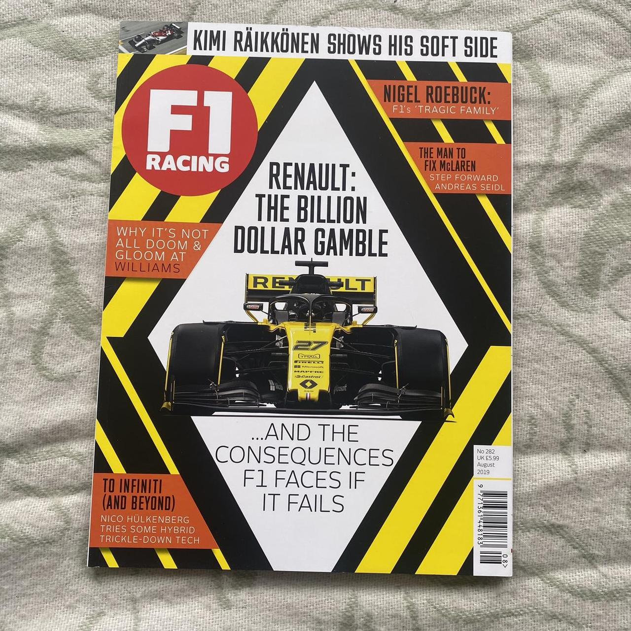 August 2019 F1 Racing magazine - Renault cover. In... - Depop