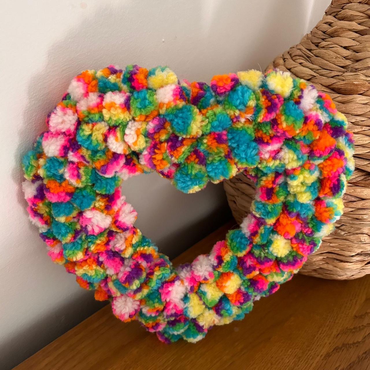Beautiful handmade heart shape wreath. Made with... - Depop