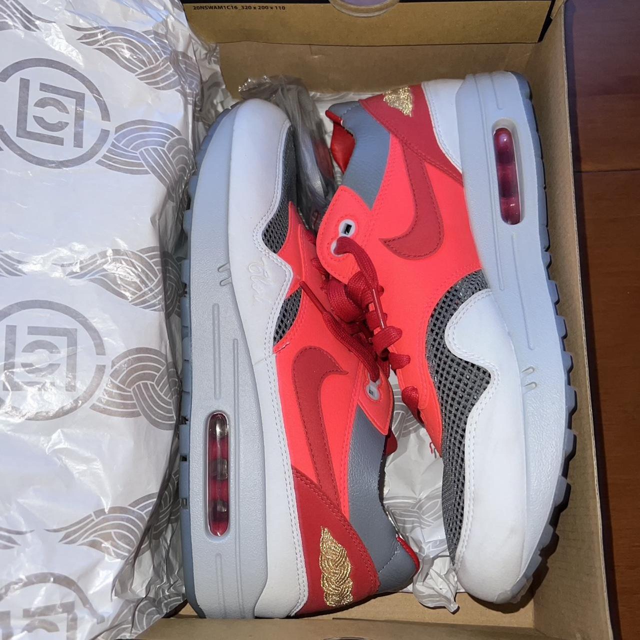 Nike Air Max 1 Clot Solar Red University Red Kiss Of... - Depop