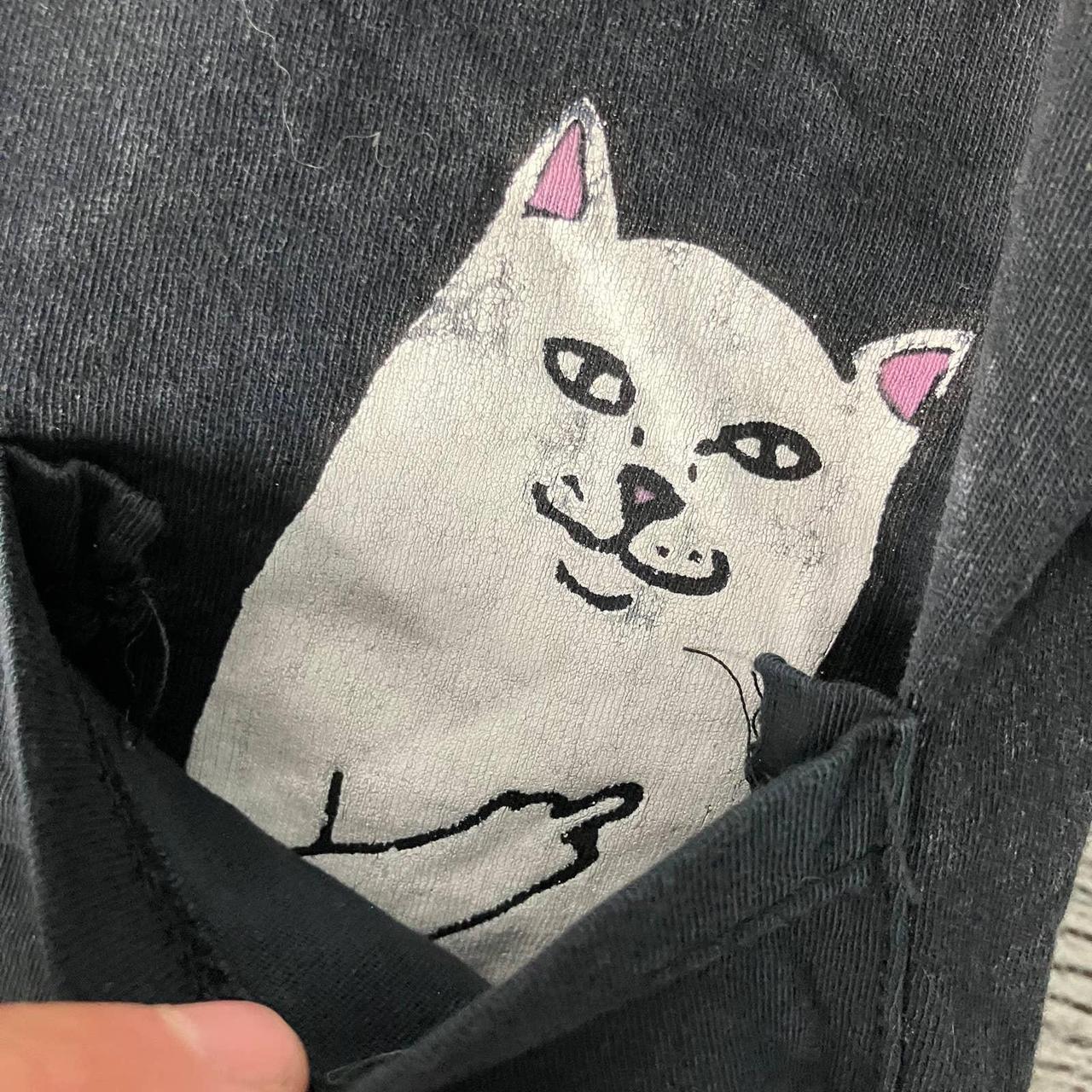 RipNDip Cat Logo Short Sleeve Pocket T-shirt in 9/10... - Depop