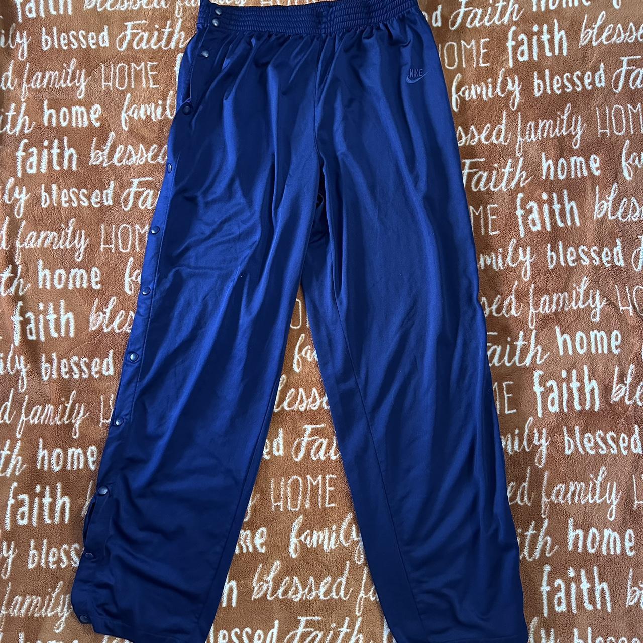 Vintage Nike Side Buttons Track Pants Size XL Great... - Depop