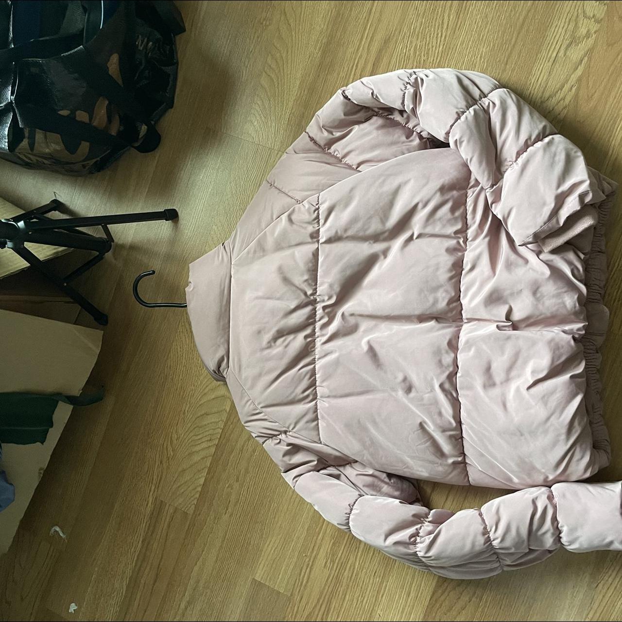 Primark puffer jacket in a pink/mauve color. Still... - Depop