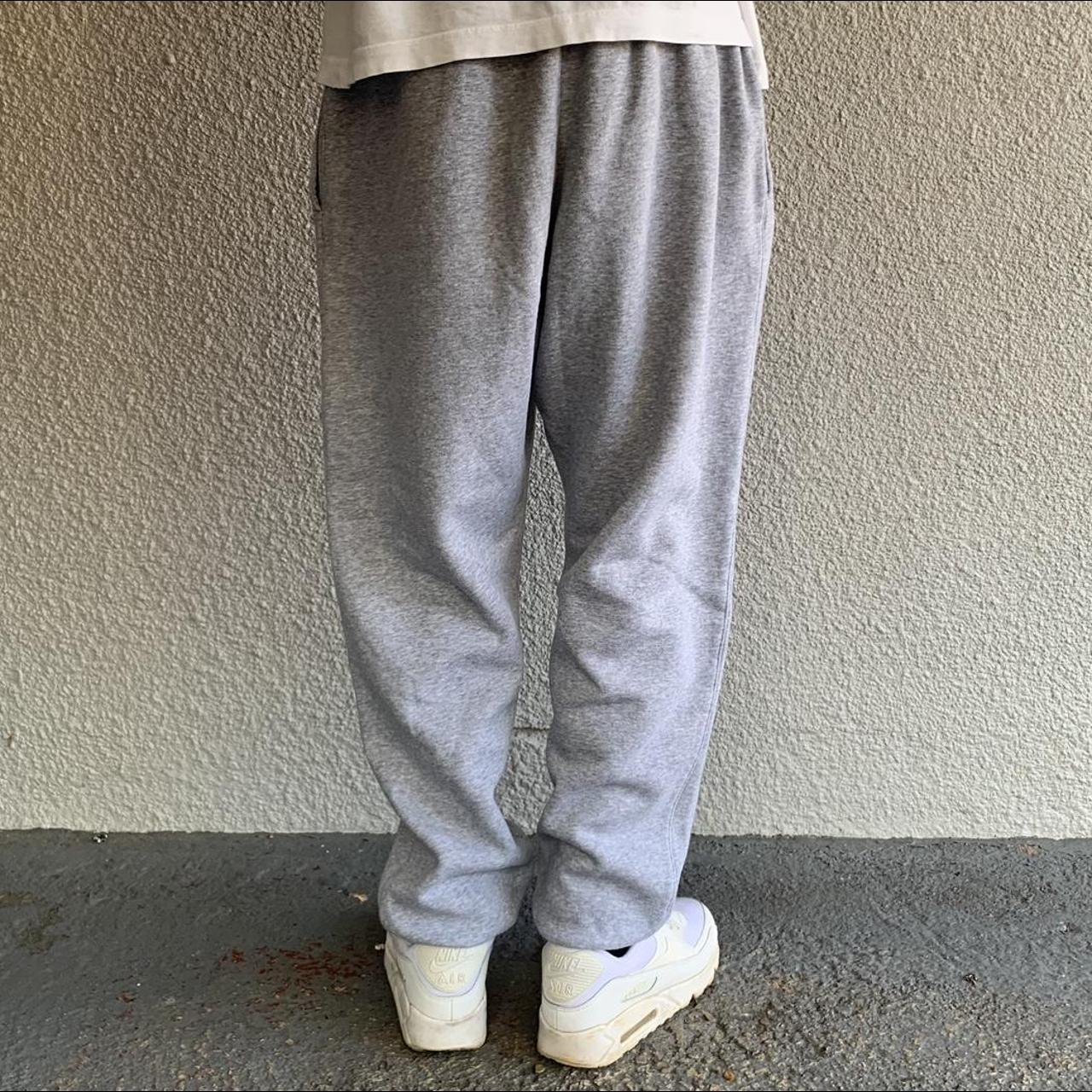 🇬🇧FREE UK SHIPPING🇬🇧 Grey Nike Trackies Size L Super... - Depop