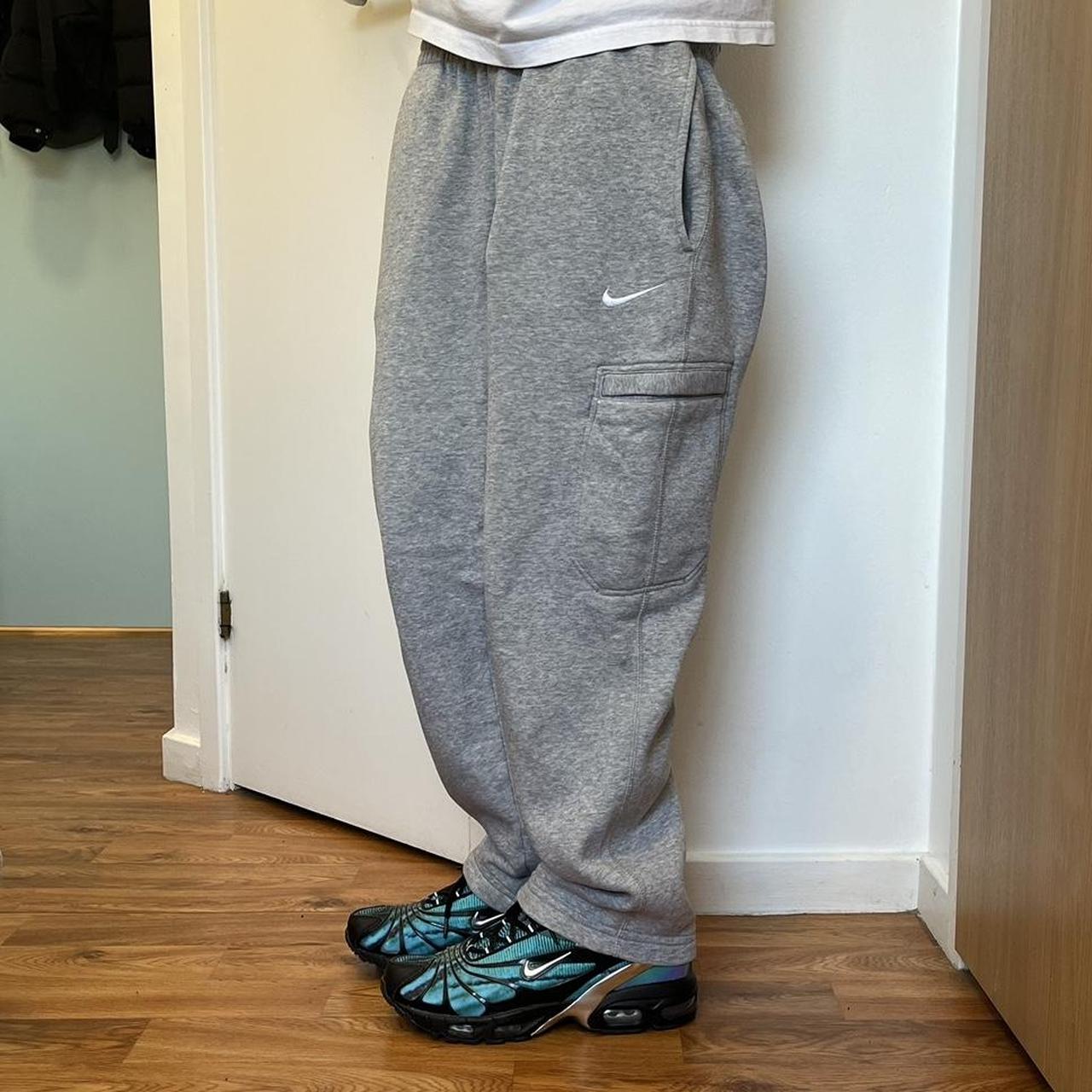 🇬🇧FREE UK SHIPPING🇬🇧 Grey Nike Trackies Size... - Depop