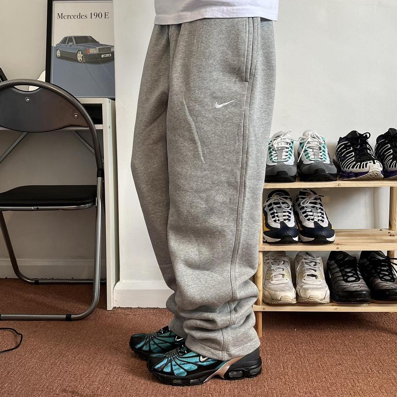 🇬🇧FREE UK SHIPPING🇬🇧 Grey Nike Trackies Size... - Depop