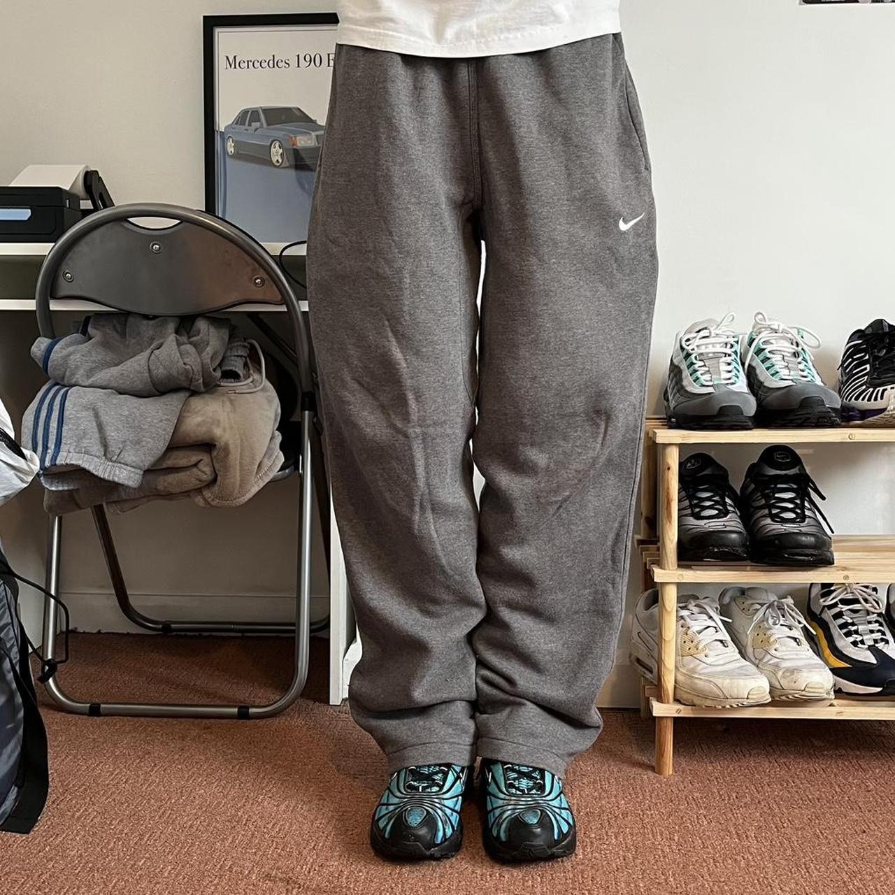 🇬🇧FREE UK SHIPPING🇬🇧 Grey Nike Trackies Size... - Depop