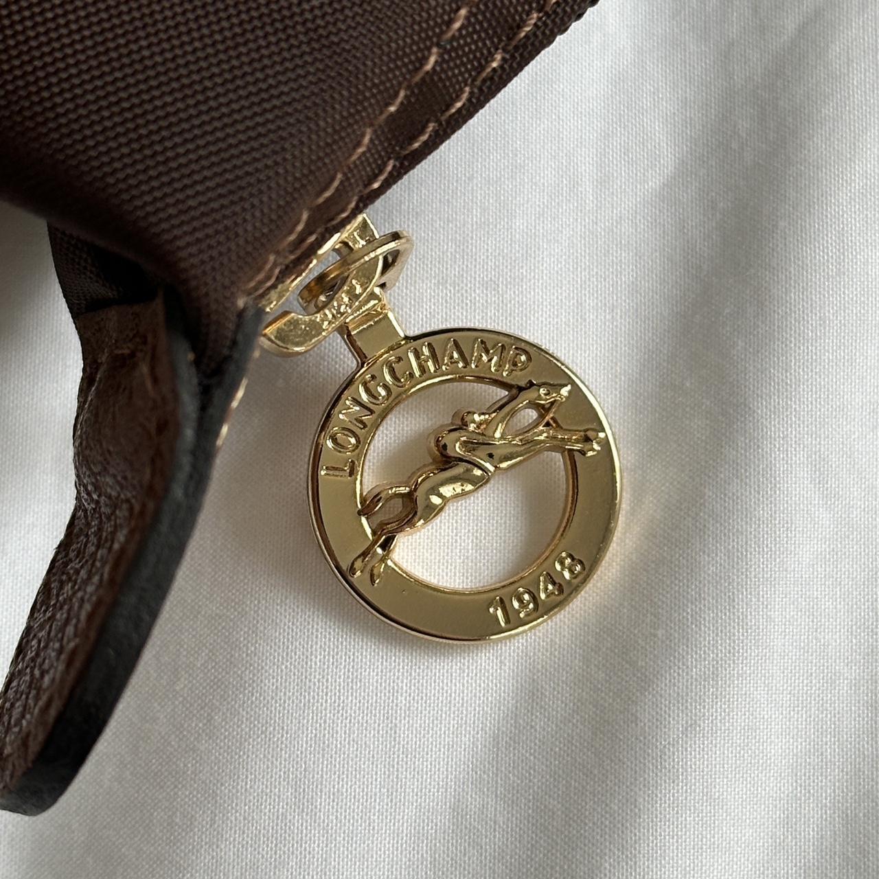 New Longchamp pliage S in chocolate brown - Depop