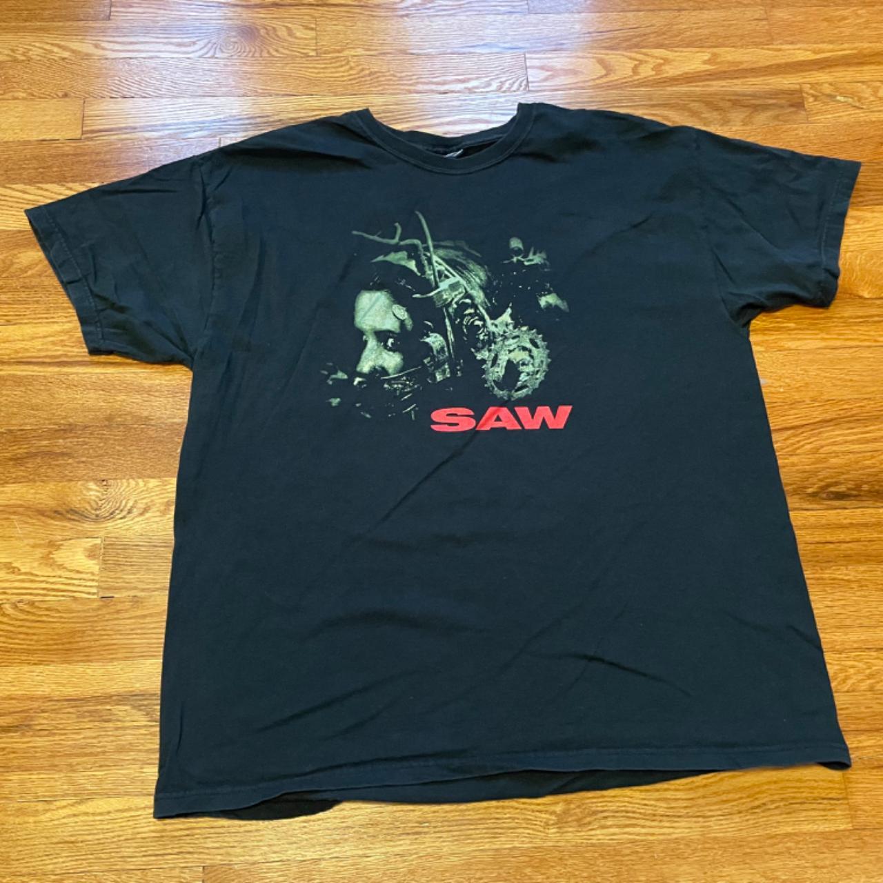 00s Saw vintage t-shirt rare movie promo ORIGINAL... - Depop