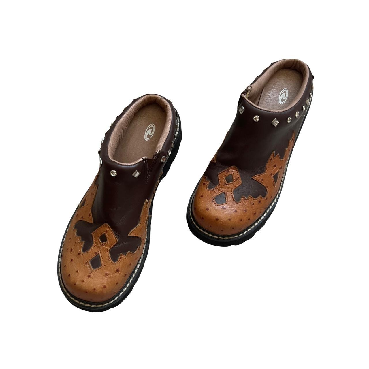 Roper studded boho clogs Gorgeous embroidered slip... | Depop