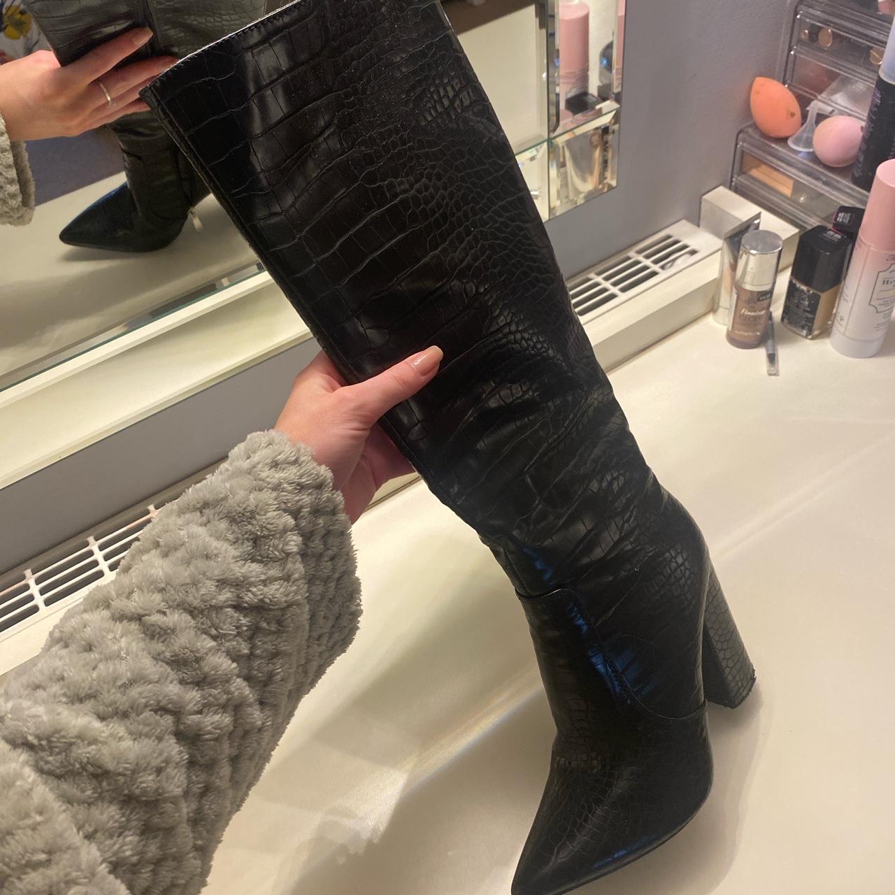 EGO Women's Black Boots | Depop