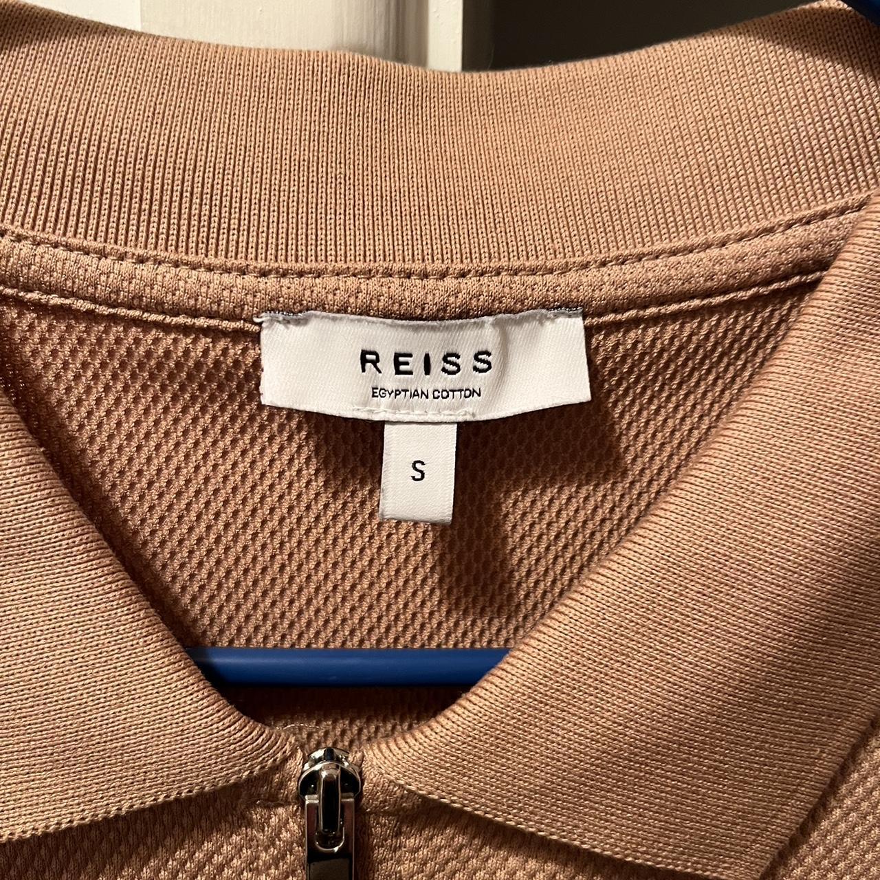 REISS MENS FULL ZIP POLO SHIRT/JACKET size small - Depop