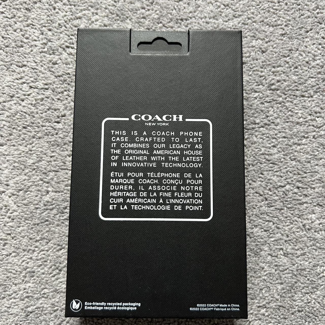 Coach iPhone 14 Pro Flip Case with card... - Depop
