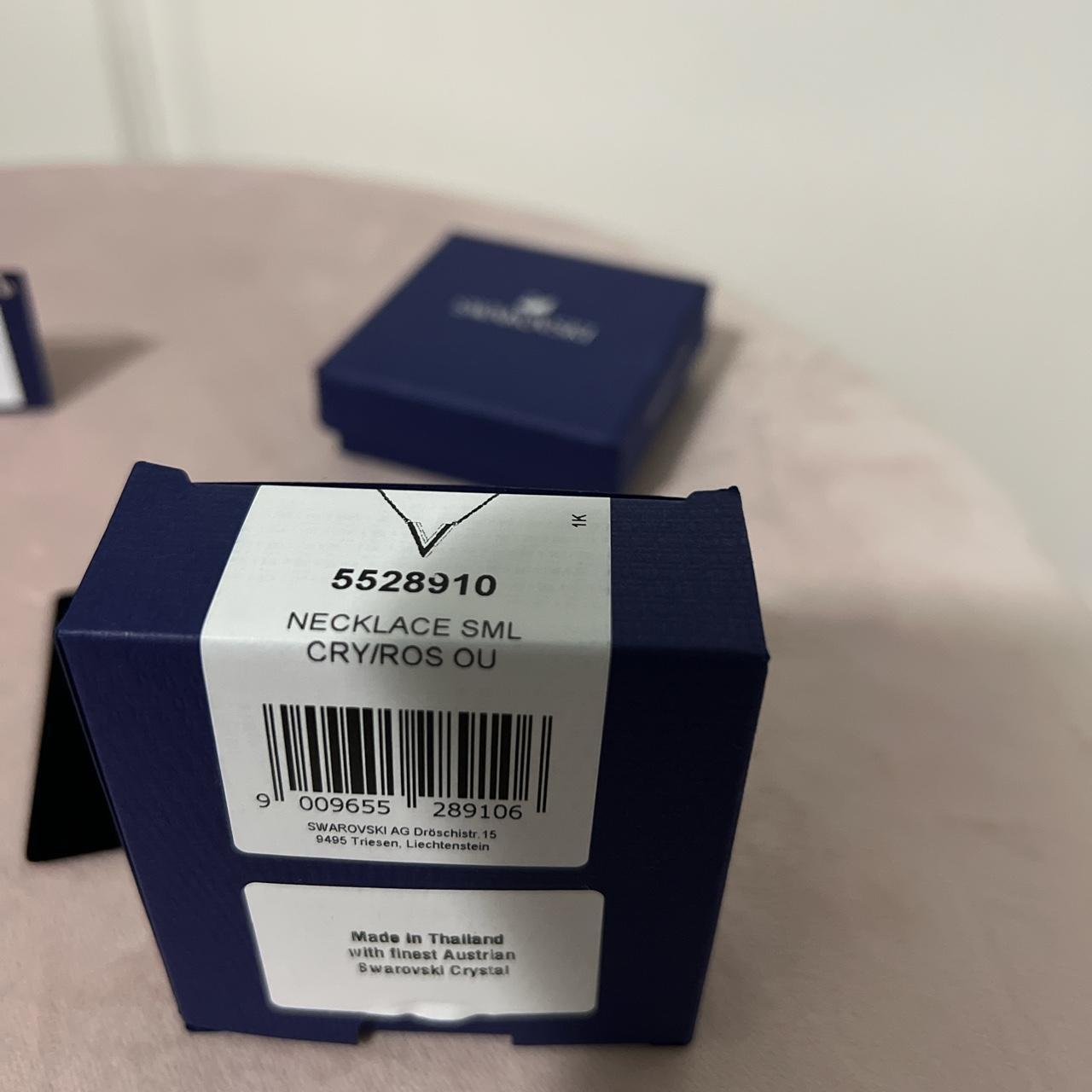 Swarovski delta necklace rose gold - 5528910 comes... - Depop