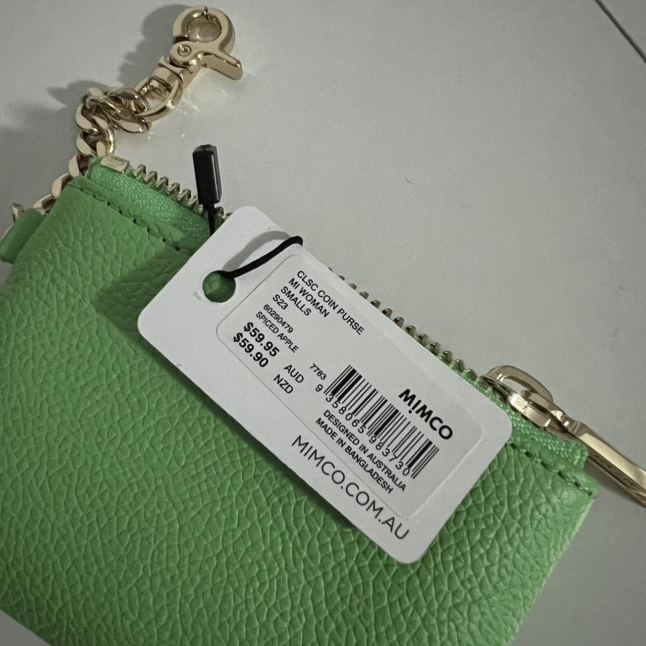 Mimco Coin purse spice green brand new with tags and... - Depop