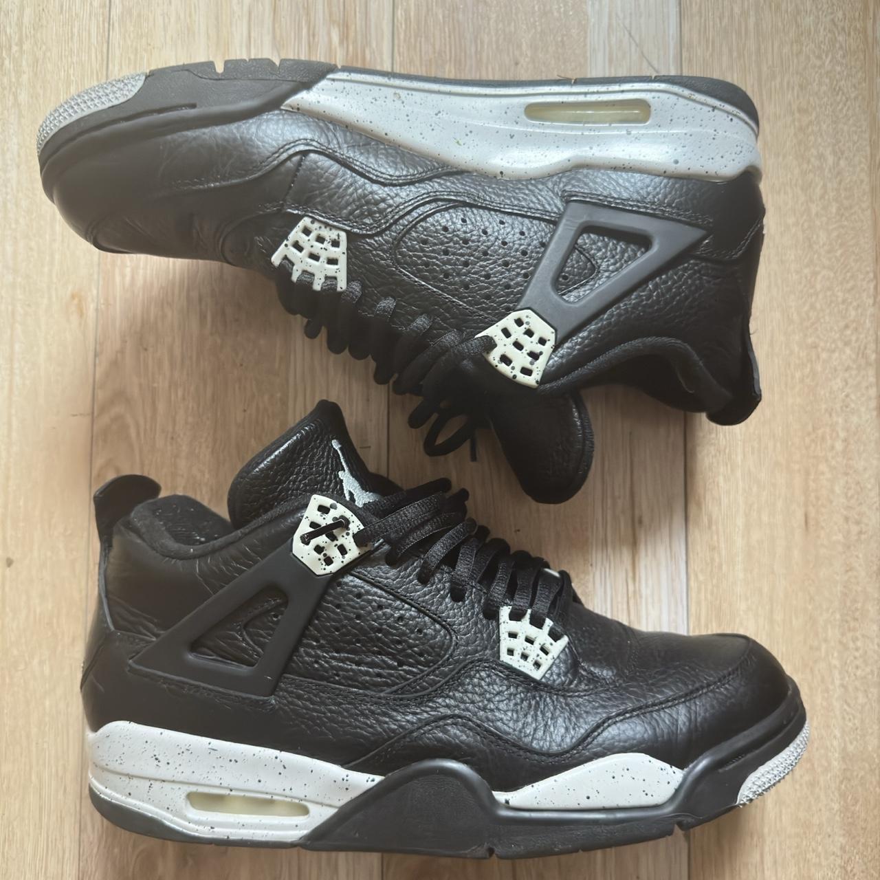 Nike Jordan 4 ‘Black Oreo’ 100% authentic Worn a... - Depop
