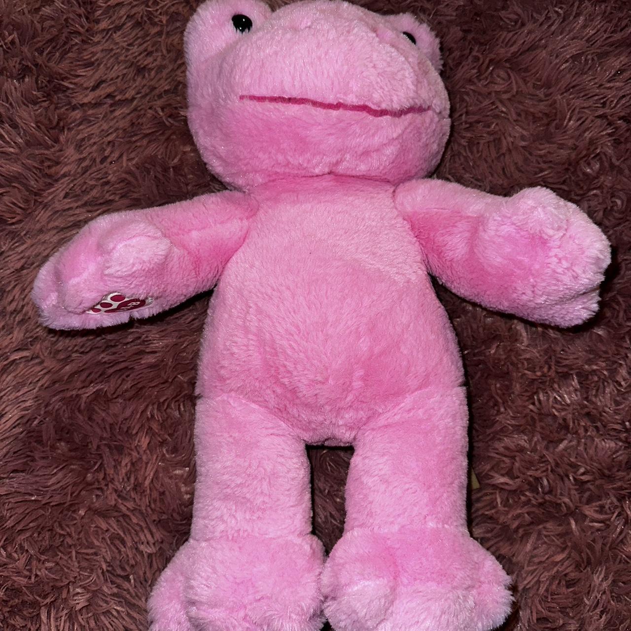 pink build a bear frog #pink #frog #pinkfrog - Depop