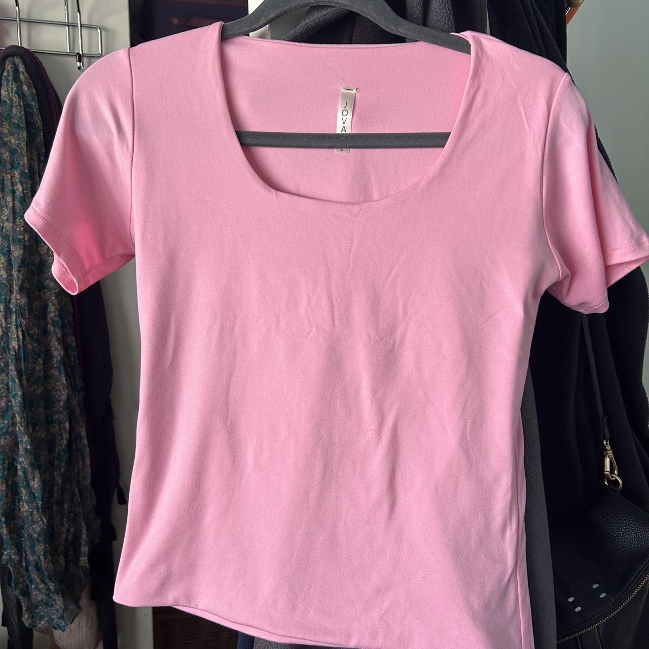 Buttery Soft Top Pink buttery soft top. Cute scoop... - Depop