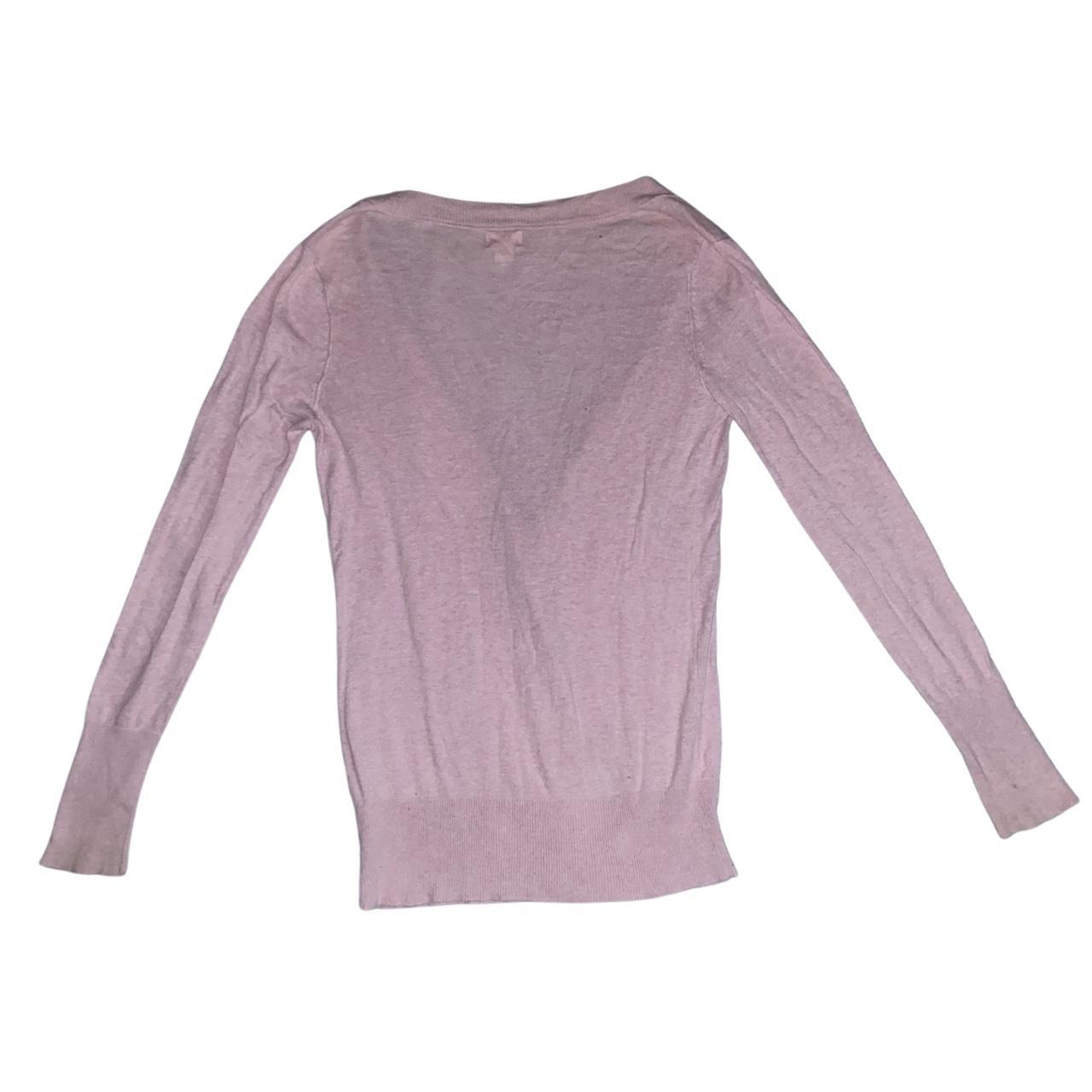 Mossimo Supply Co Light pink button up cardigan Size... - Depop