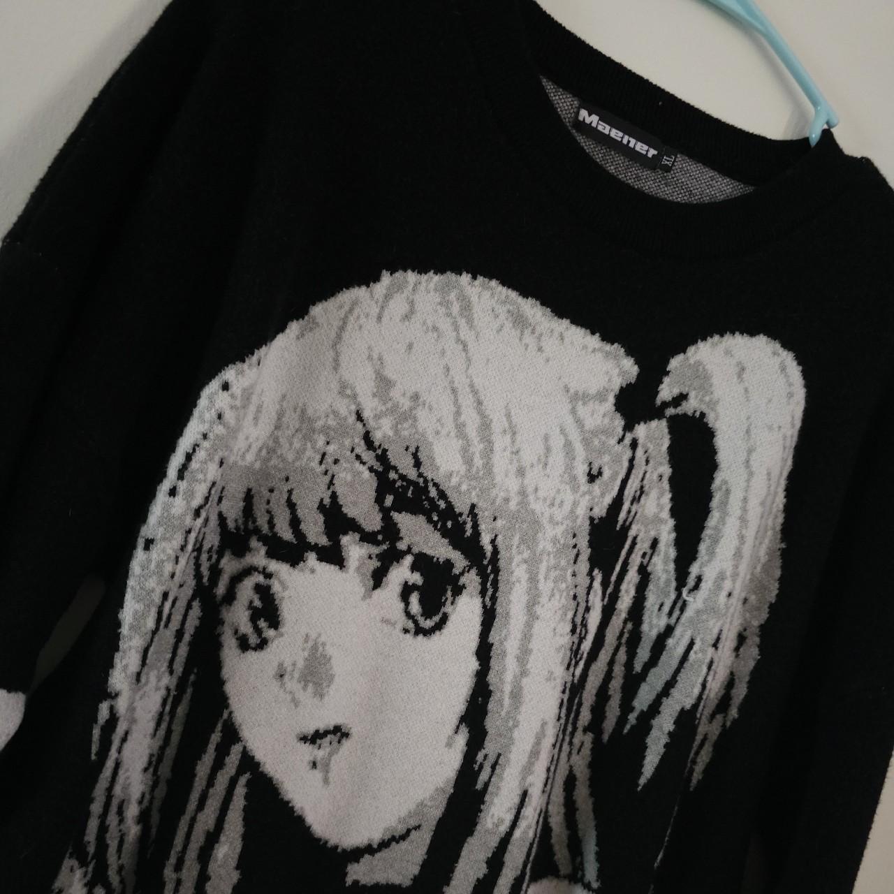 Maener Misa/L/Death Note sweater. Never worn Size... - Depop